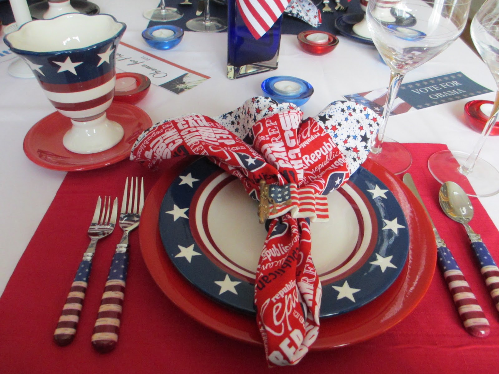 The Welcomed Guest: My Fellow Americans Tablescape