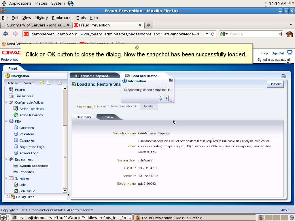 Oracle Access Management: Oracle Adaptive Access Manager integration ...