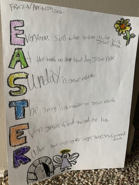 Grade 4 Blog: 4V Easter Acrostic Poems