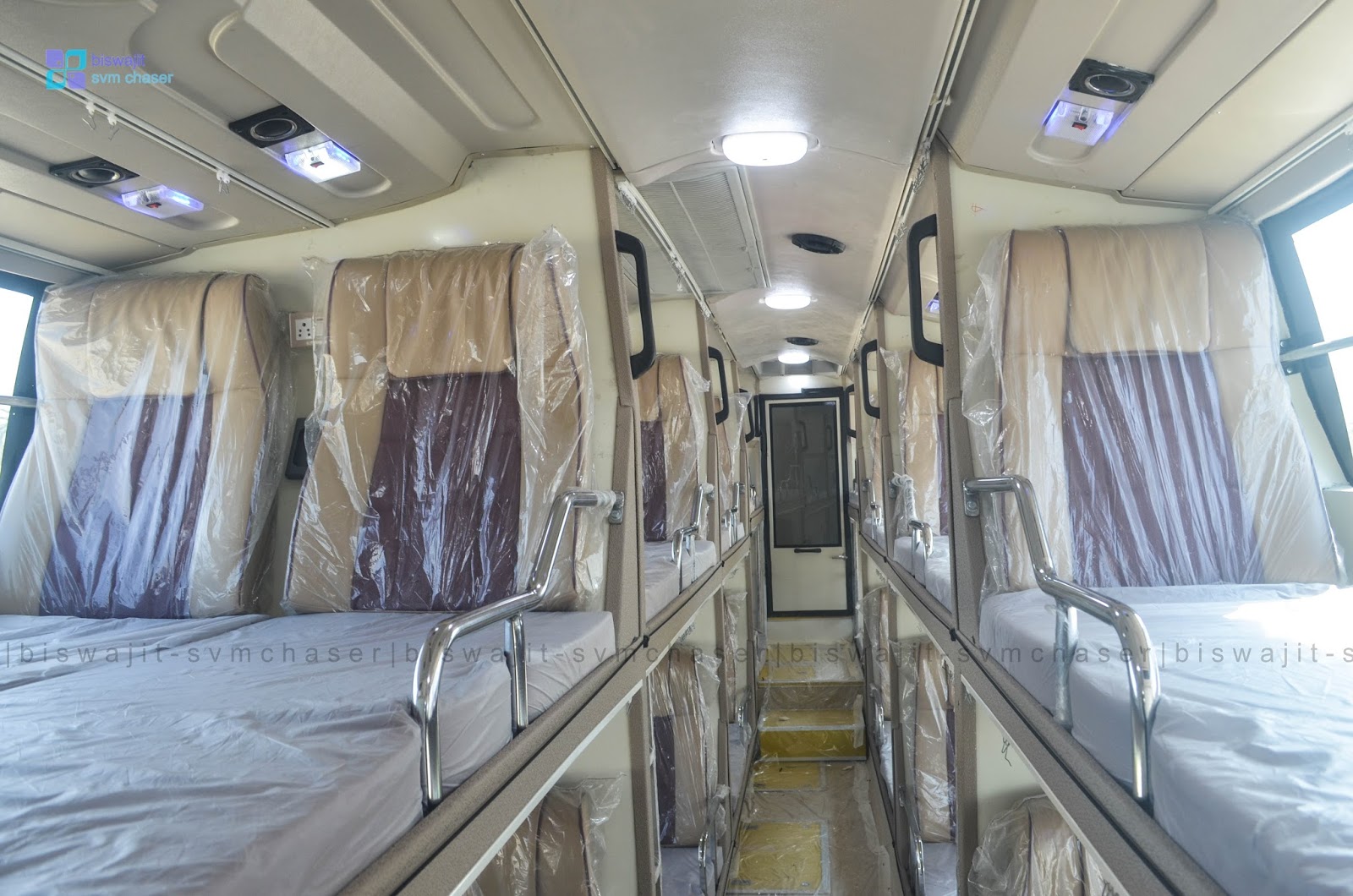 Rathimeena Celeste B11R Sleeper (Interiors) - Part 1 | Biswajit SVM Chaser