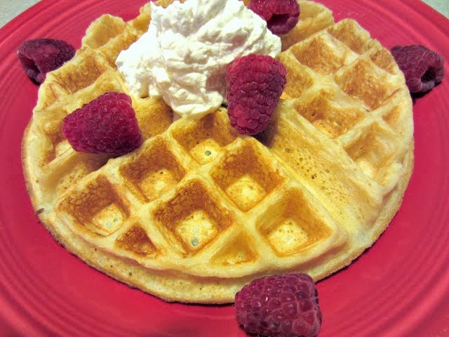 Homemade Golden Honey Waffles | Renee's Kitchen Adventures