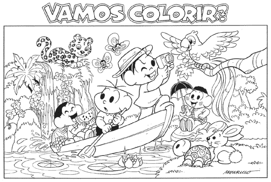 Cantinho da Professora Mônica: Dia do Índio - Com a Turma da Mônica