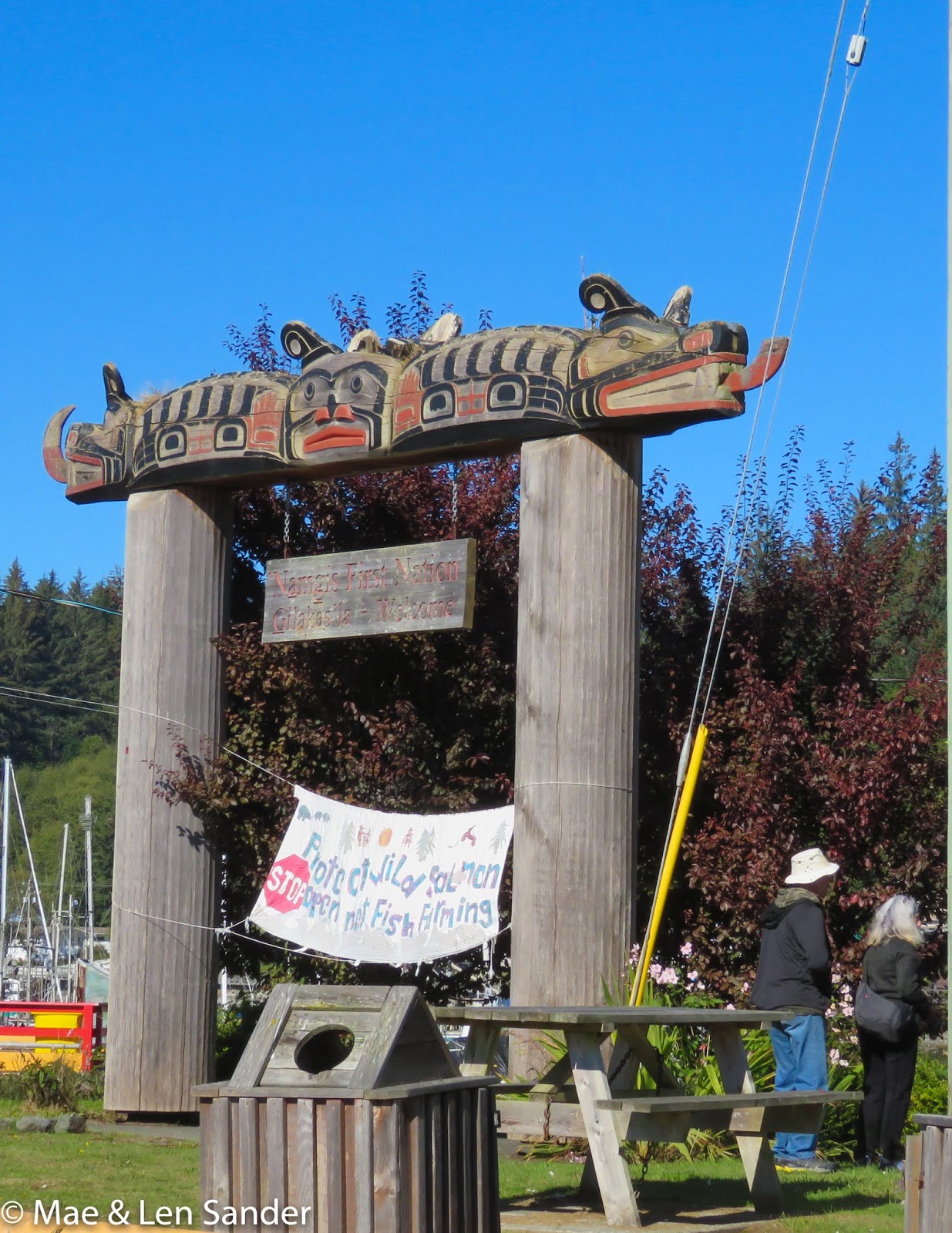 Mae's Food Blog: Murals and Public Art in Alert Bay