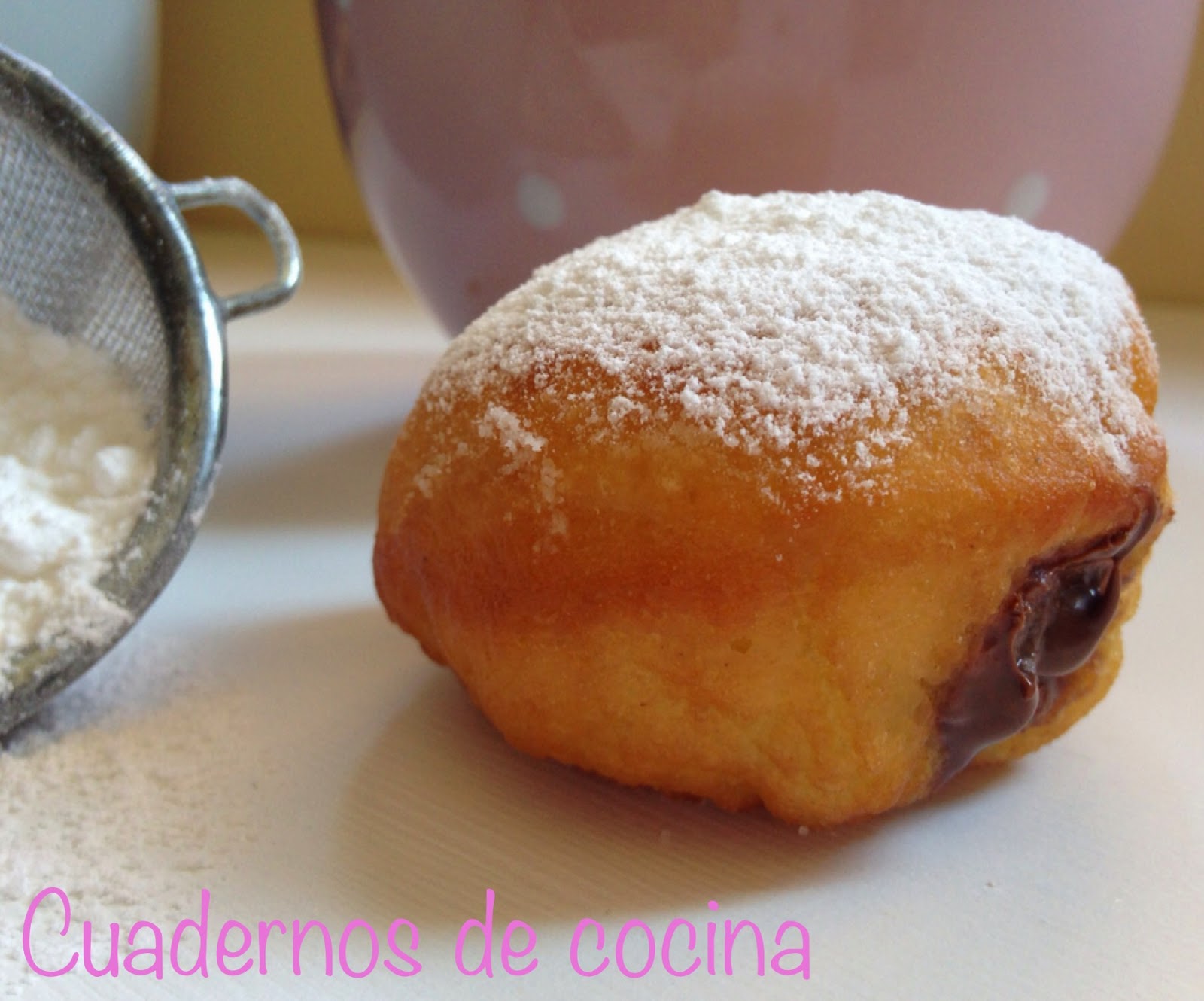 Cuadernos de cocina: Berlinas rellenas de Nutella