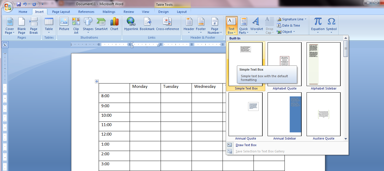 OrganizedStudentLife How To Create A Schedule In Microsoft Word organizedstudentlife-how-to-create-a-schedule-in-microsoft-word