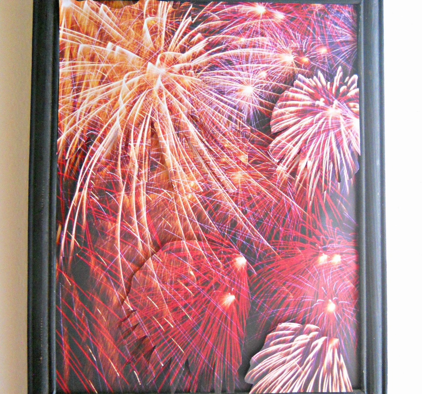 3D Firework Wall Art DIY - Running With A Glue Gun