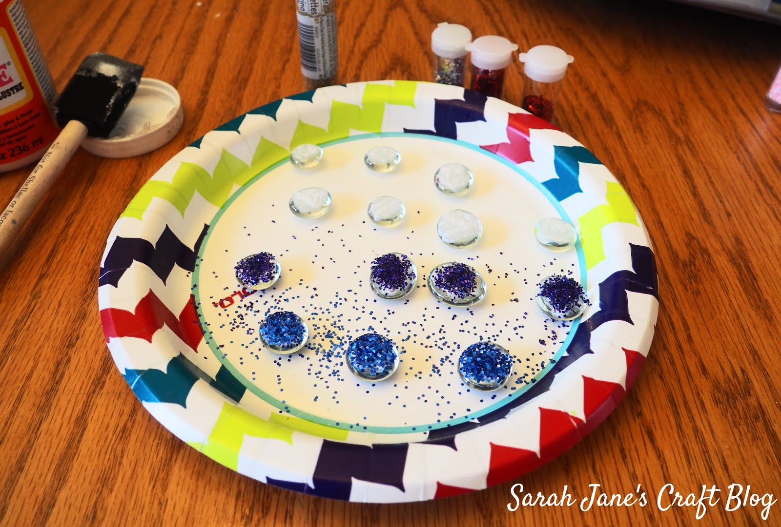 Crafting Revisit: Glitter Magnets