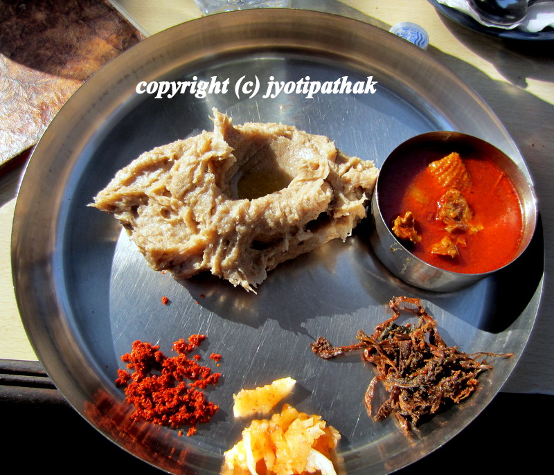 Taste of Nepal: Nepali Dhindo - ढिडोँ - (Cornmeal Porridge)