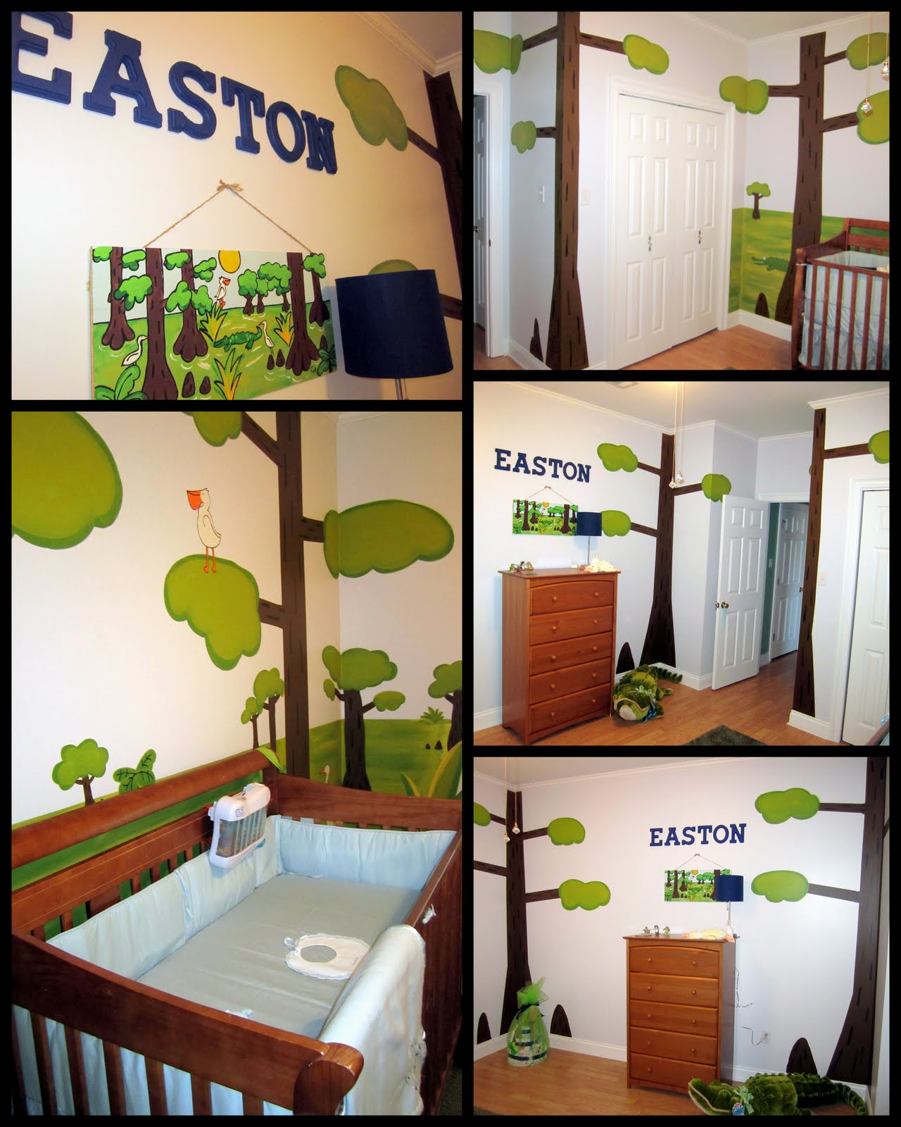 Kidspired Creations: Swamp Nursery: DONE!