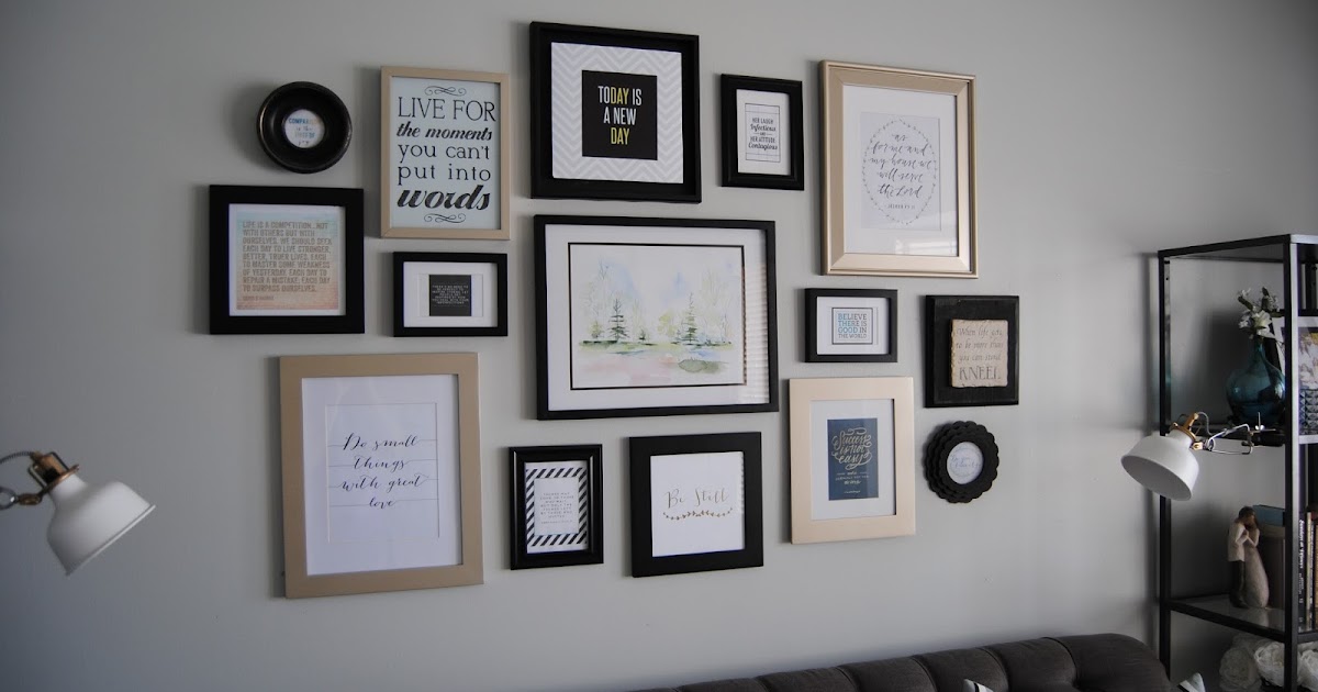Studio 7 Interior Design: Updated Mix & Match Gallery Wall