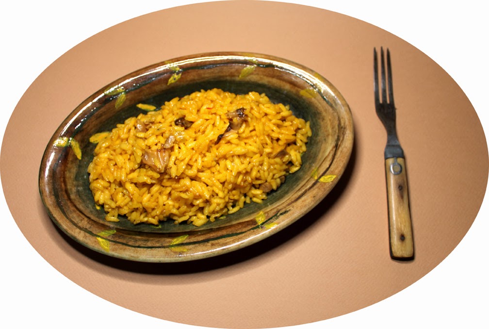 Cuisine sans frontière: #023 Risotto au safran et champignons porcini ...