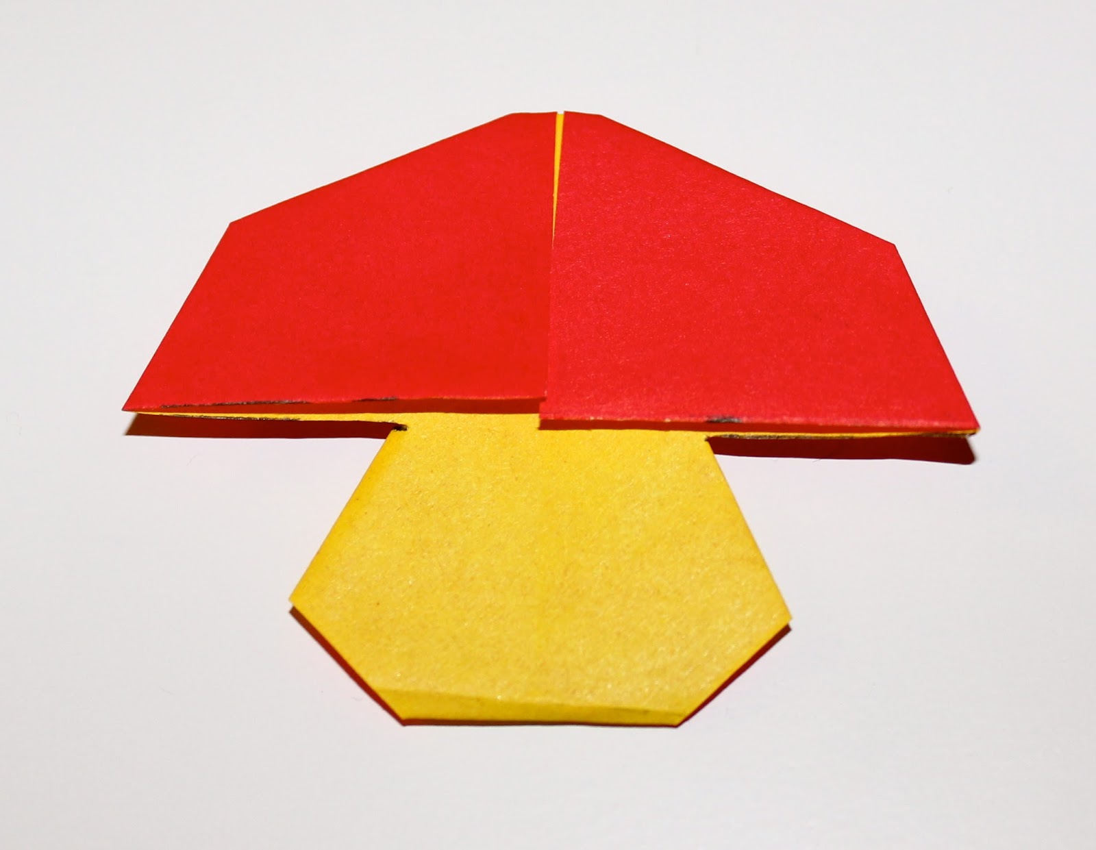 Origami: Simple Mushroom Instructions