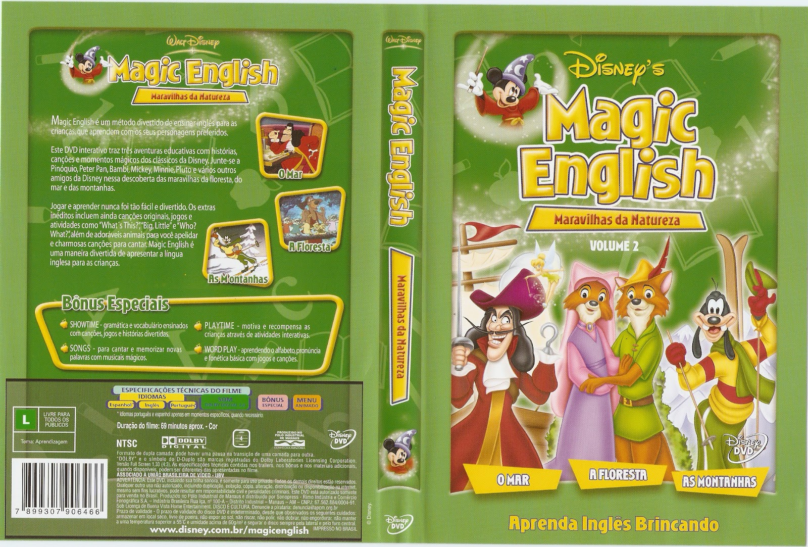 K&K Multimídia: Coleção Magic English - Walt Disney’s (8 Volumes)