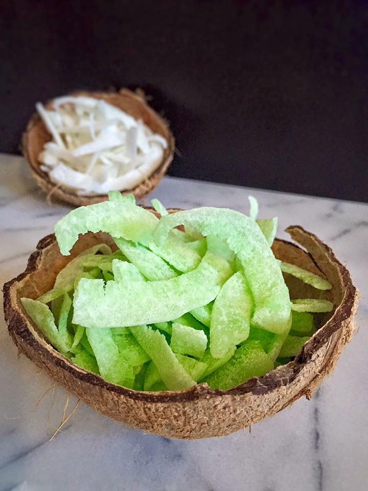 The Spices Of Life . . .: Mứt Dừa (Candied Coconut Ribbons)