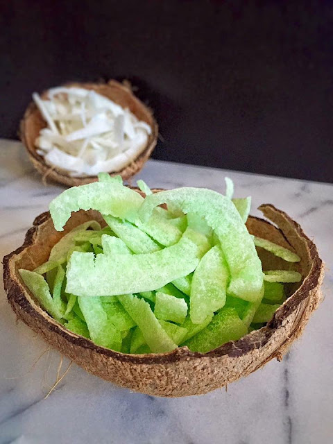 The Spices Of Life . . .: Mứt Dừa (Candied Coconut Ribbons)