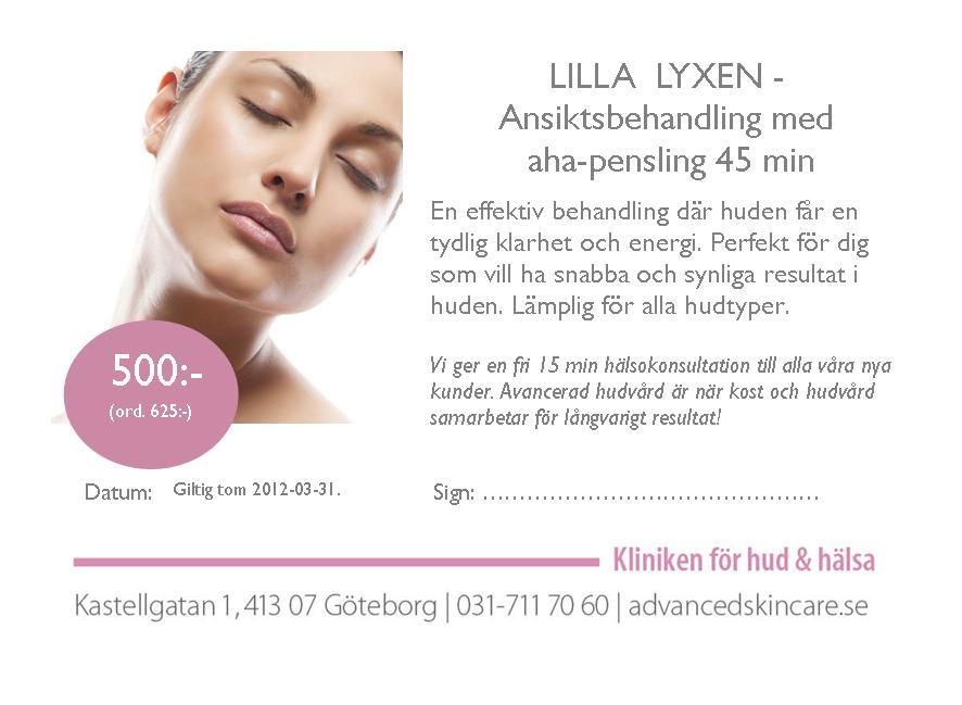 Advanced Skin Care: Julgåvor - Färdiga Presentkort på behandlingar på ...
