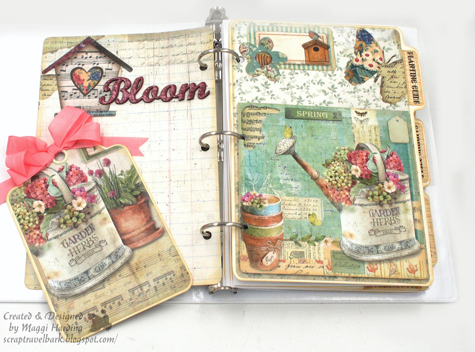 TFJB Inspiration Ave: Saturday Showcase: Stamperia Garden Journal
