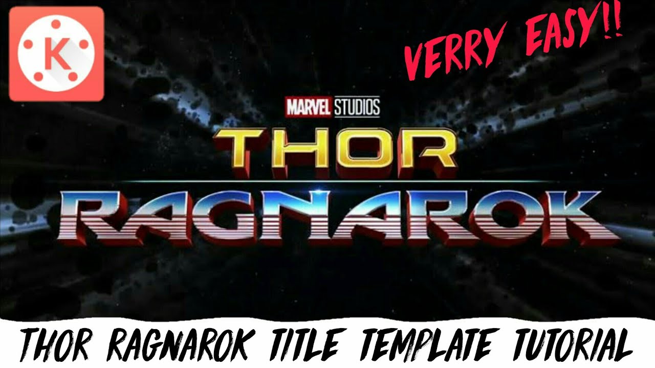 Thor Ragnarok Title Template Pack