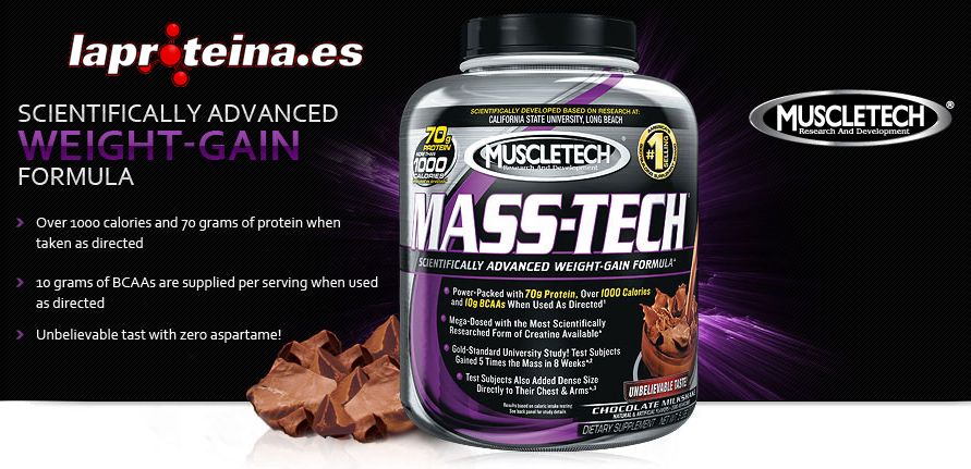SUPLEMENTOS DEPORTIVOS: MassTech de Muscletech