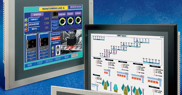 NS Series Omron HMI Touch Screen allow the users to create screen ...
