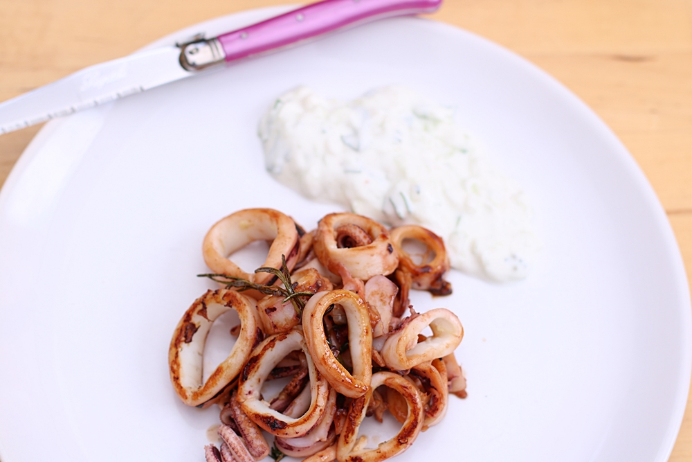 Wolkenfees Küchenwerkstatt: Fisch vom Grill: Kalamar und Sepia gegrillt ...