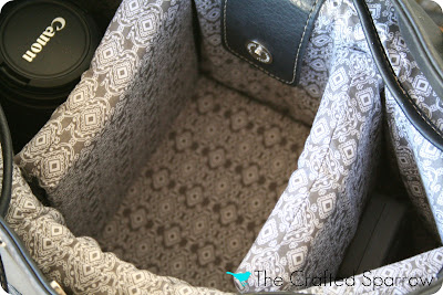 DIY Camera Bag Tutorial - I made my OWN! - The Crafted Sparrow
