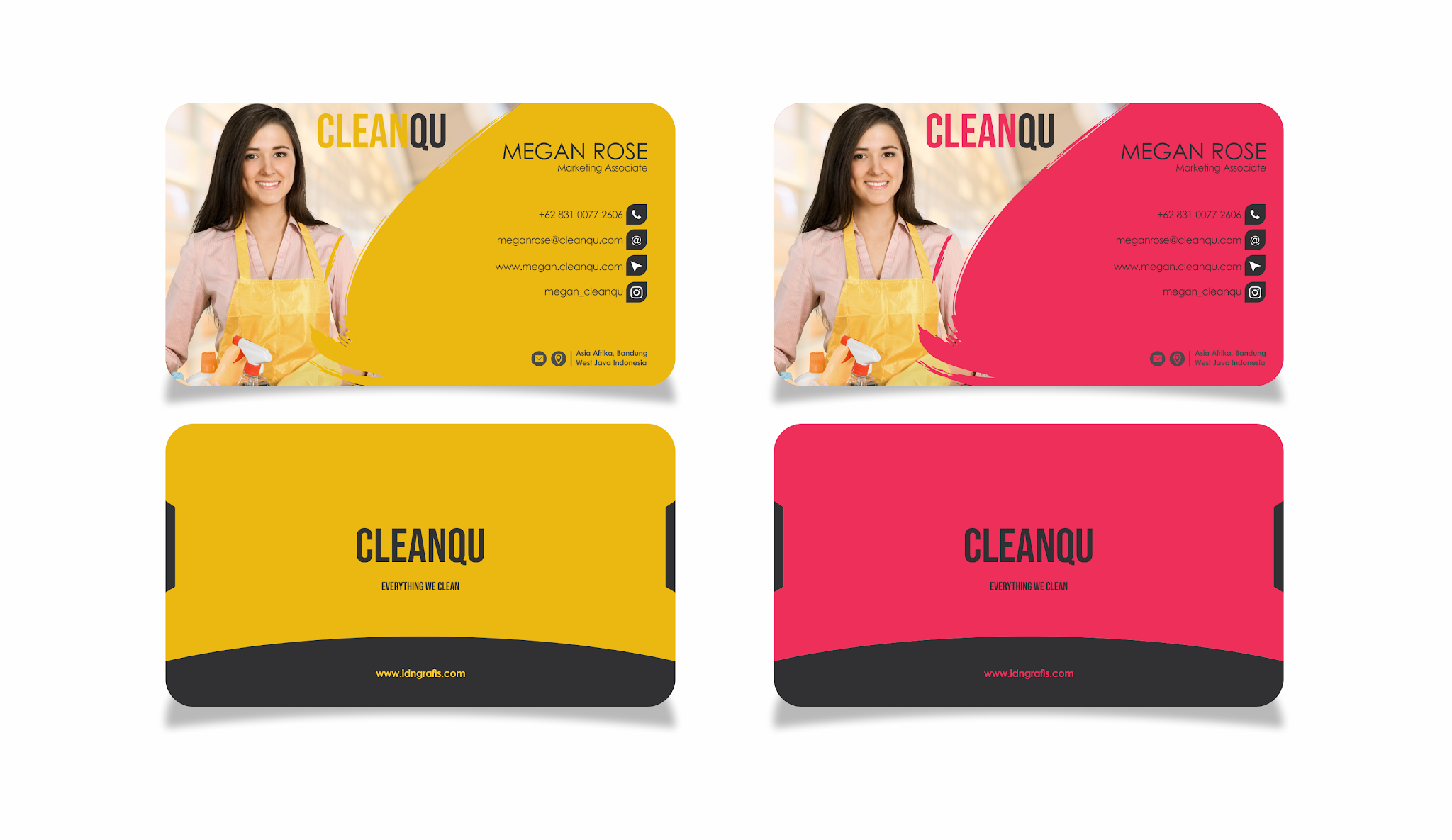 Download Template Kartu Nama Cdr Dan Ai - IDN GRAFIS