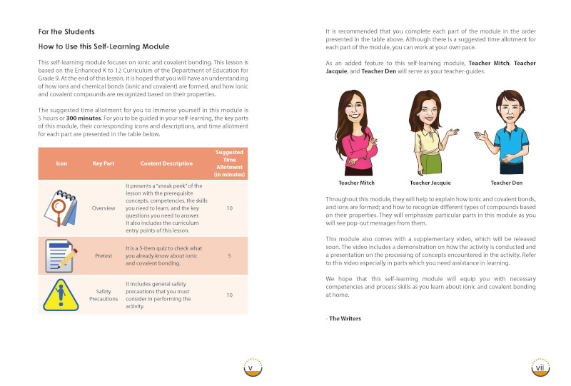 Grade 9 Self-Learning Module on Ionic and Covalent Bonding now ...