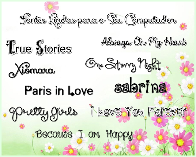 Agatha Starling: As Fontes mais Fofas para o seu Computador ♥