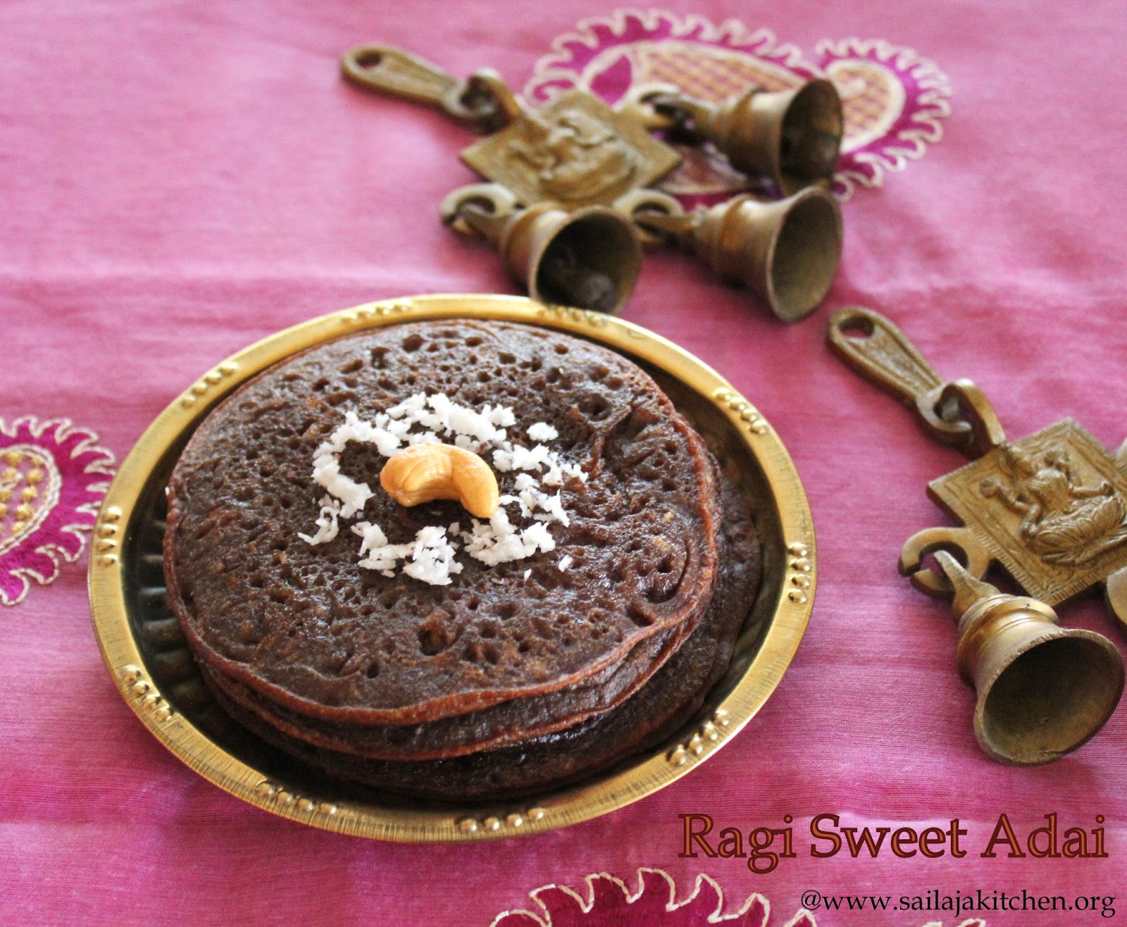 Sailaja Kitchen...A site for all food lovers!: Ragi Sweet Adai ...