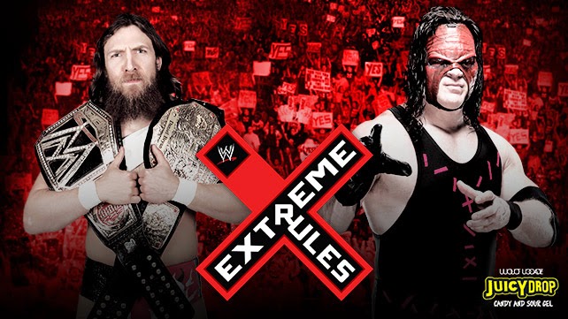 Daniel Bryan vs Kane Official Extreme Rules 2014 Matchcard - WWe Indonesia
