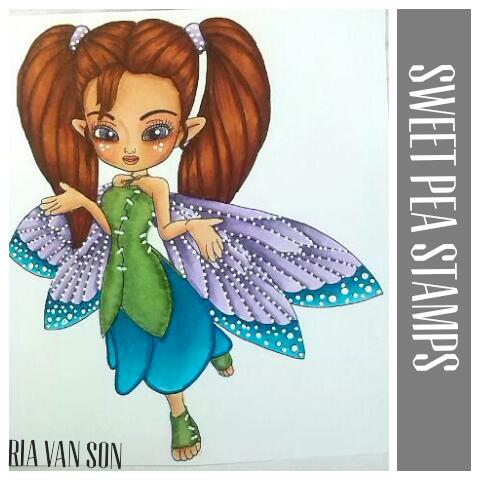 Sweet Pea Stamps: Ria Presents Pixie Corner 2 By Janice Cullen
