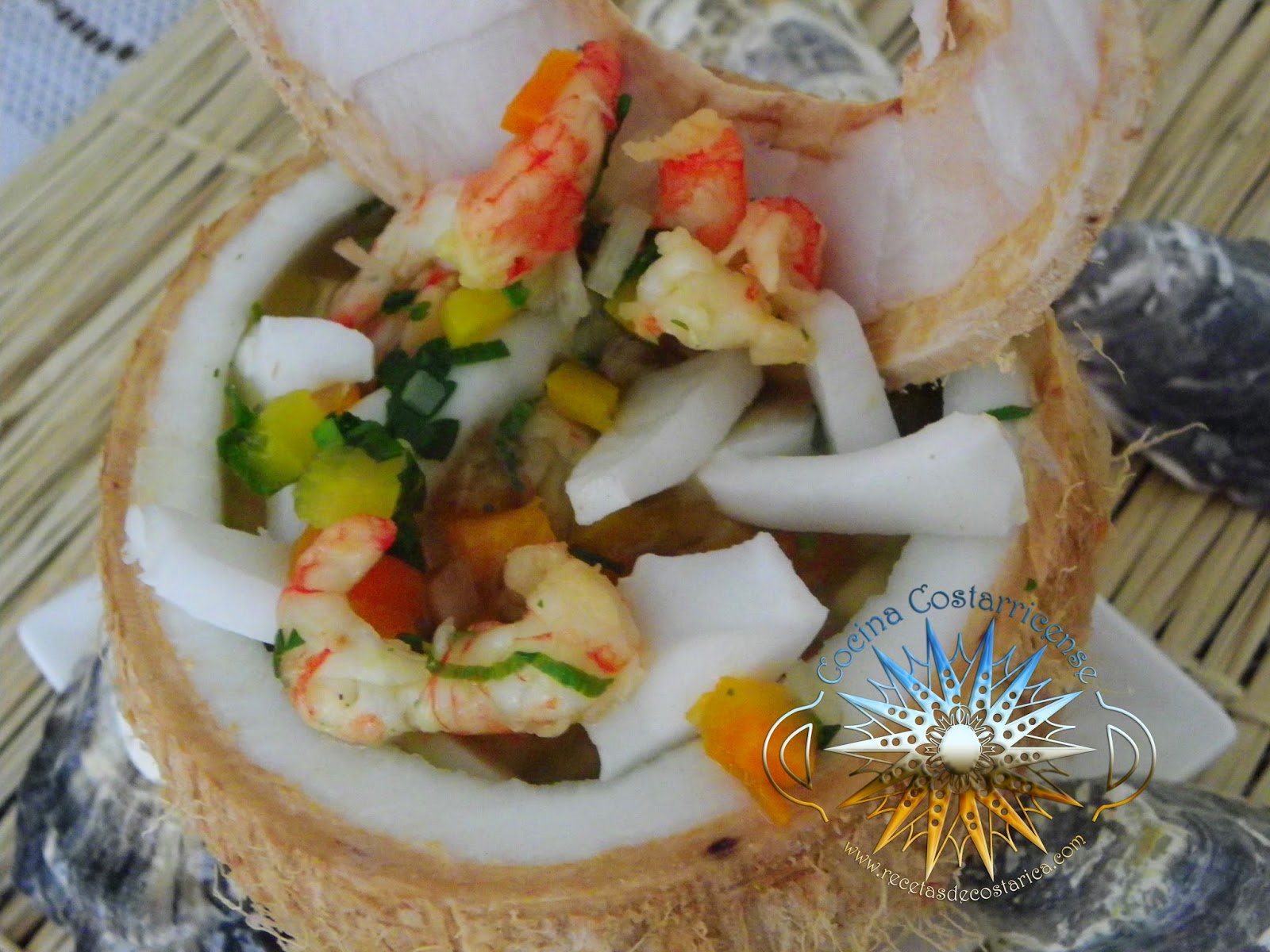 Cocina Costarricense: ceviche de pipa