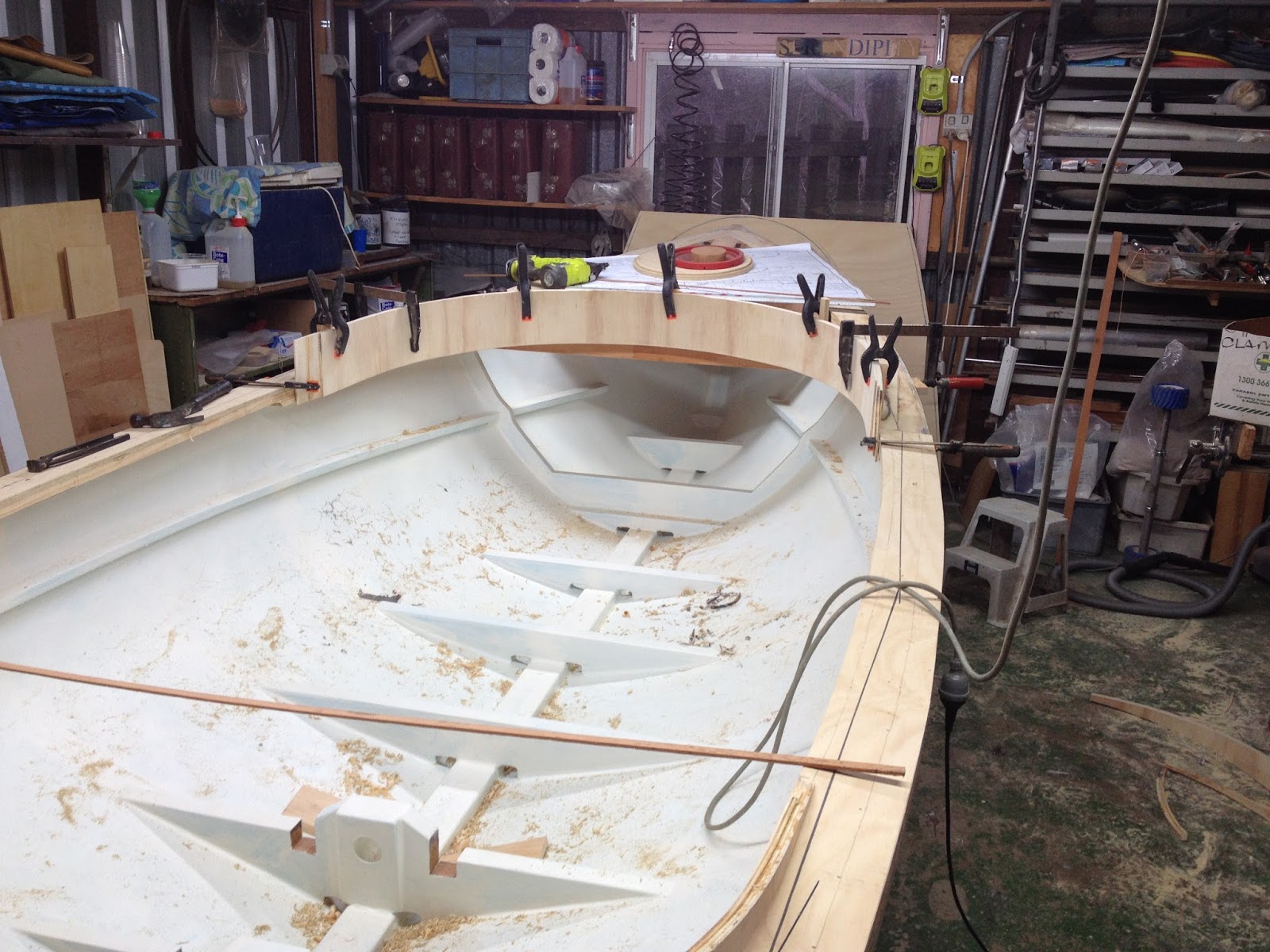 Dave's Fantail Launch Build: Cockpit Coaming