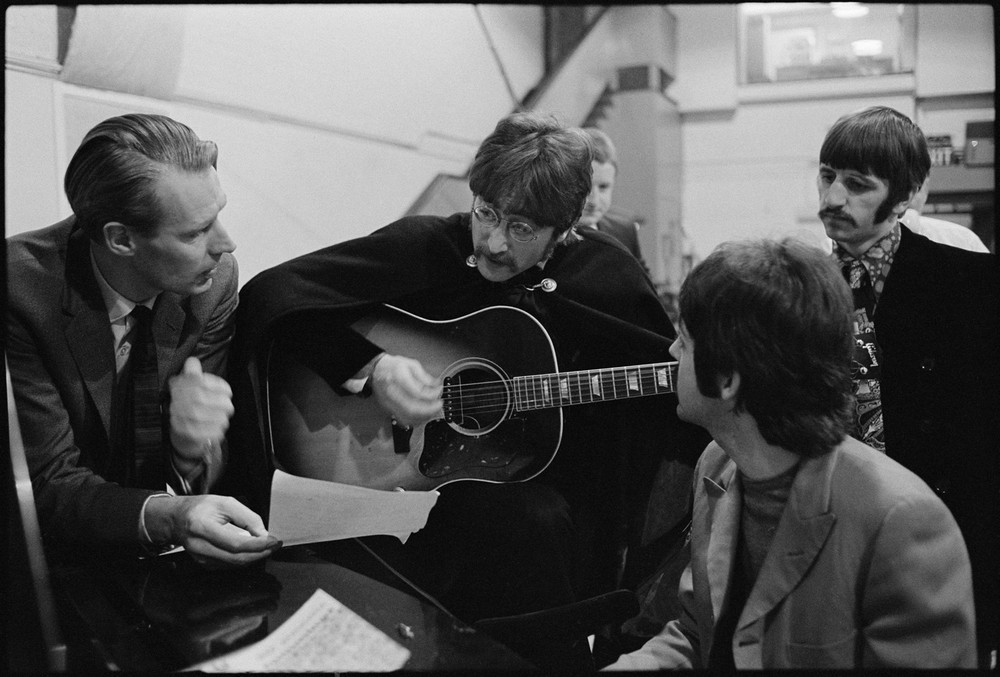 The 'Fifth Beatle' – 30 Vintage Photos of George Martin With The ...