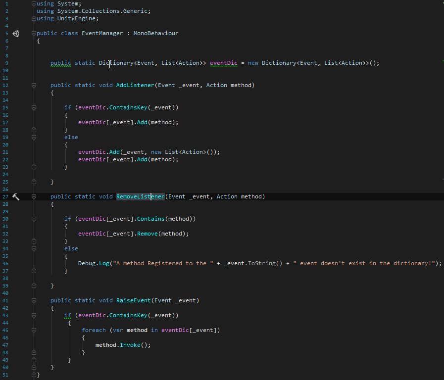 How to make an Event-System for unity - Technoob Technology