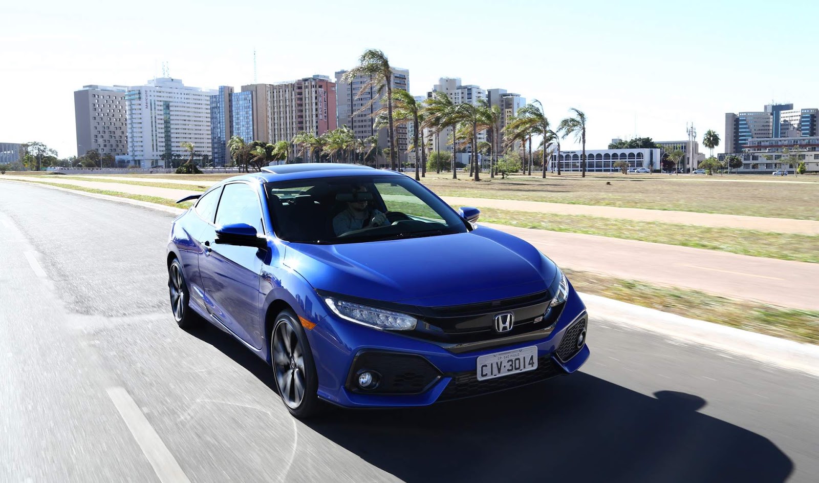 Honda Civic Si Brilliant Sporty Blue Metallic: fotos - Brasília