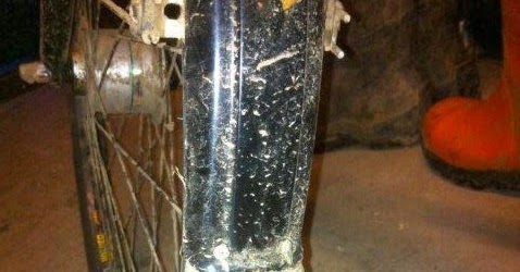 Dorky Thorpy Blog: DIY Bike Mudflaps