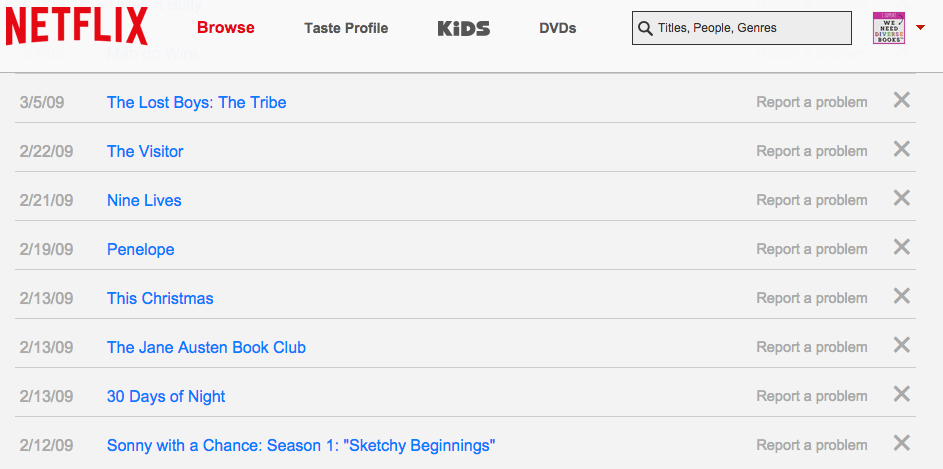 What I Watched When I Joined Netflix + A Look at My Queue Over the ...