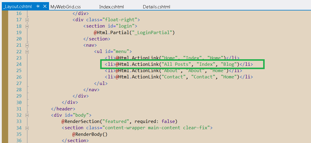 The ASP.NET MVC Club: Step By Step How to create a Nested WebGrid in ... The ASP.NET MVC Club: Step By Step How to create a Nested WebGrid in ...