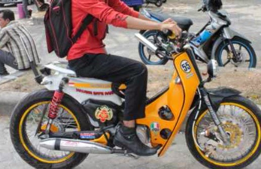 Foto Modifikasi Honda Prima Tahun 1991 Chopper
