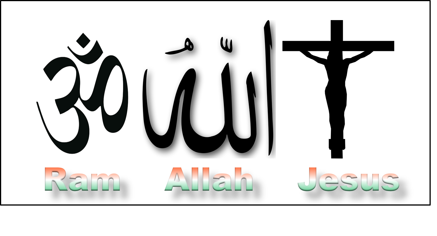 MindMac: Ram Allah Jesus..!!
