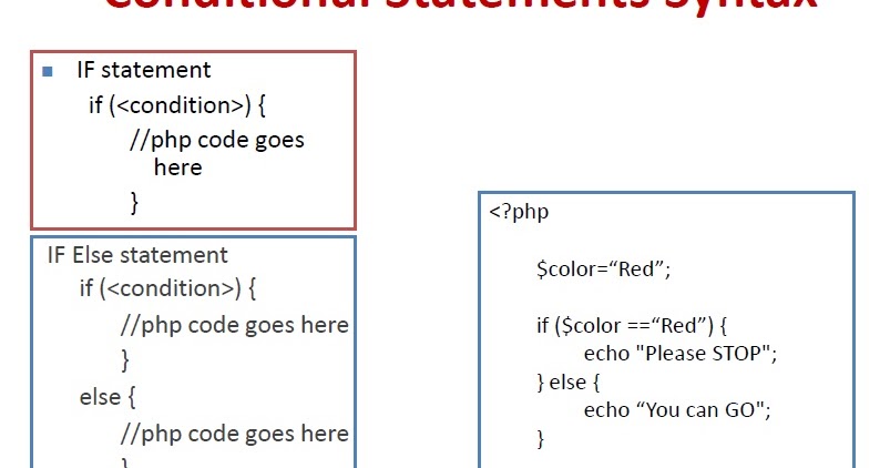 php-conditional-statements