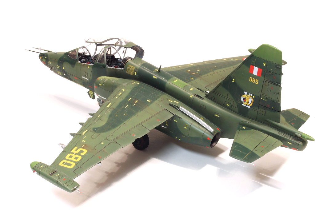 Istvan Michalko's scale models: Su-25 UB Peruvian Air Force - Kp-models ...