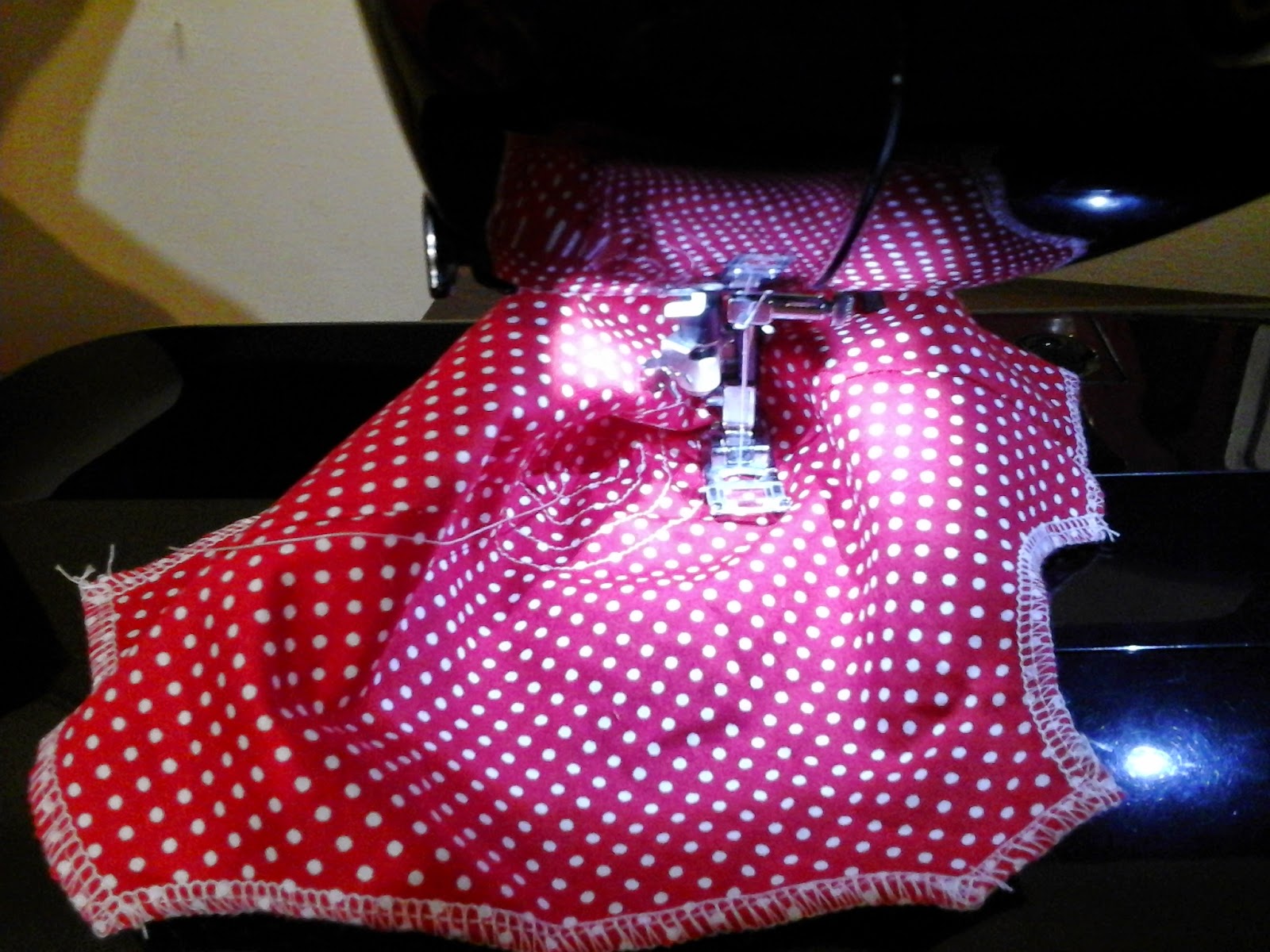 Miss Dixie Odare Sewing A Bullet Bra