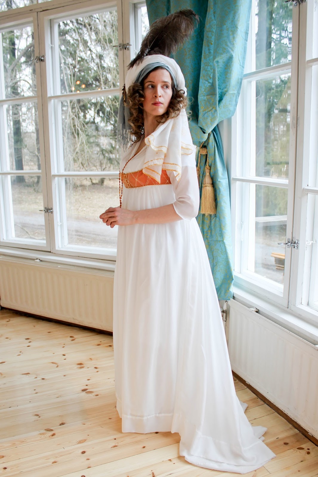 The Shadow of My Hand: 1790s round gown and beaded bodice at the Spring ...