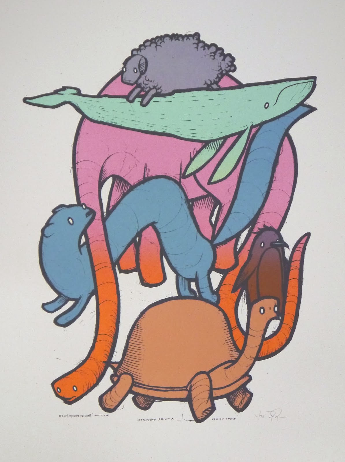 INSIDE THE ROCK POSTER FRAME BLOG: Jay Ryan Family Crest Print Release ...