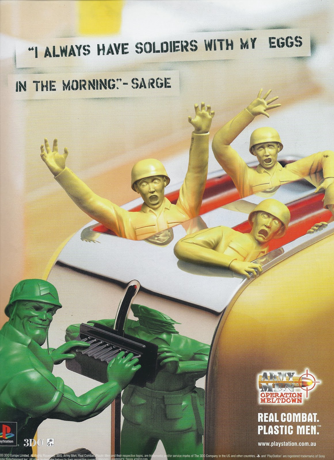 Retro Game On: Retro Scan: Army Men: Operation Meltdown (PS1, 3DO)