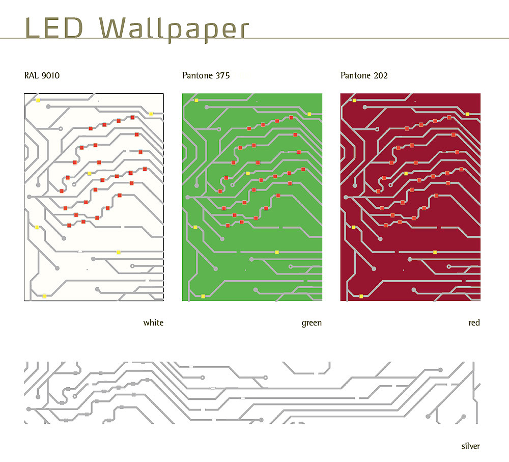 If It's Hip, It's Here (Archives): LED Wallpaper Is Now A Reality. Ingo ...