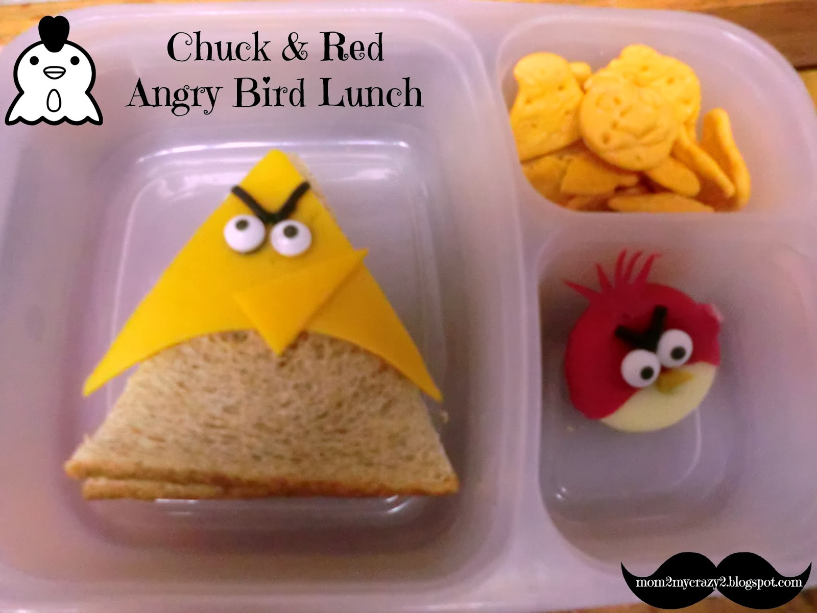 Running away? I'll help you pack.: Angry Bird Lunch - Chuck and Red